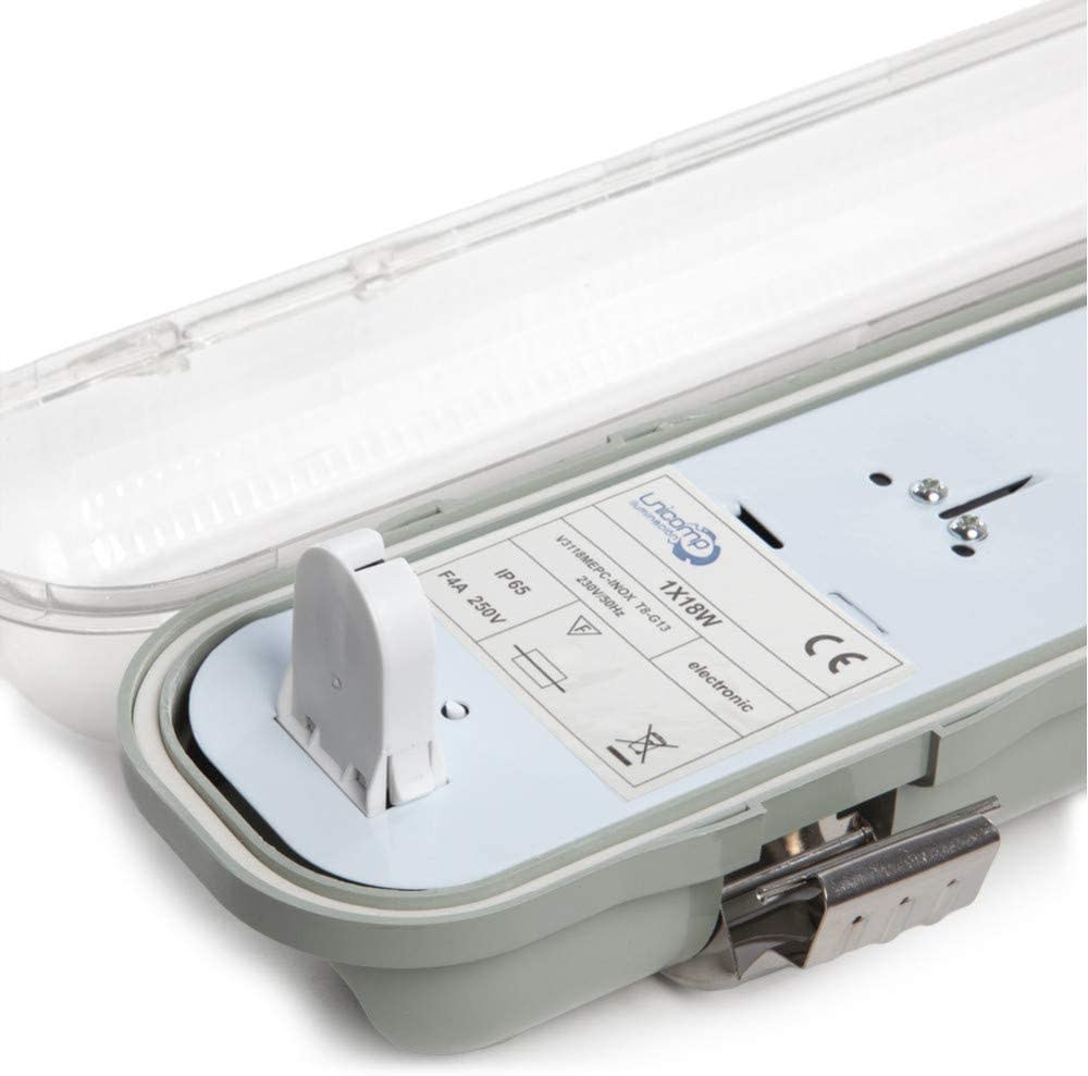 Equipo Estanco Led 1x9w Ip65 60cm Sin Tubo | Ferrelectrica Spa