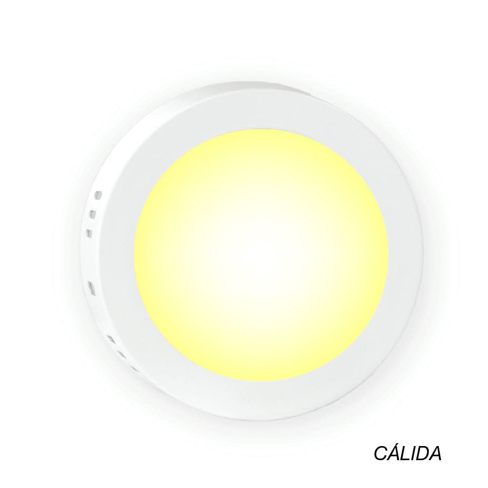 Panel Led S/P Redondo Slim 9W Globaltronics | Ferrelectrica SPA