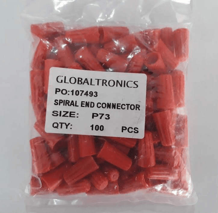 Conector Plastico Conico Para Cable Nro 33 Naranjo 100un ...