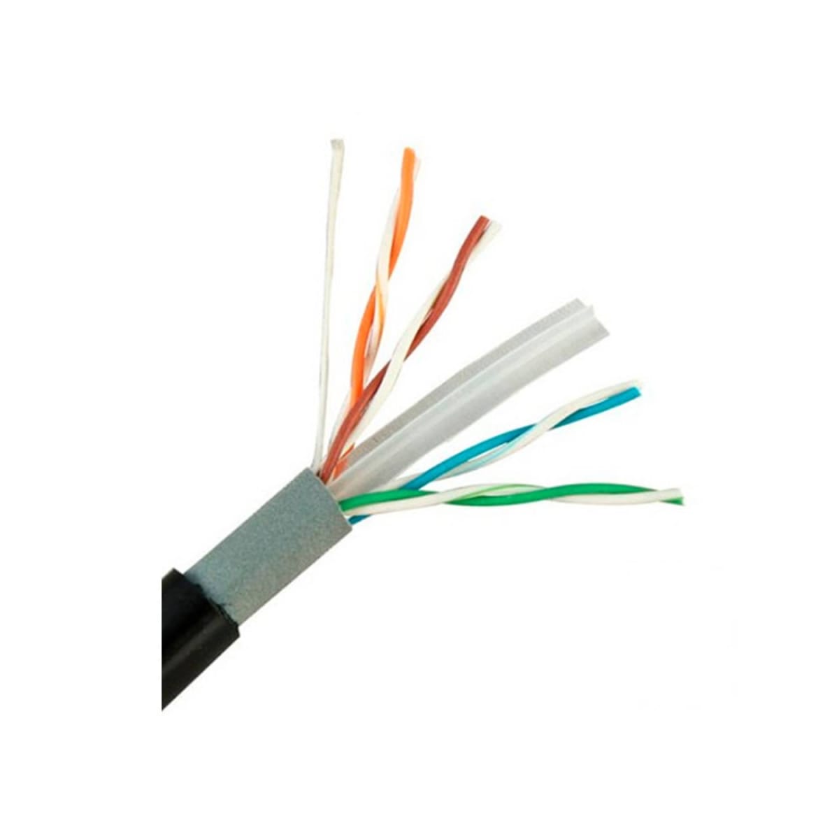 Cable Utp Cat6 100% Cobre 23 Awg Negro 305 Mts Exterior Trimerx | Ferrelectrica SPA