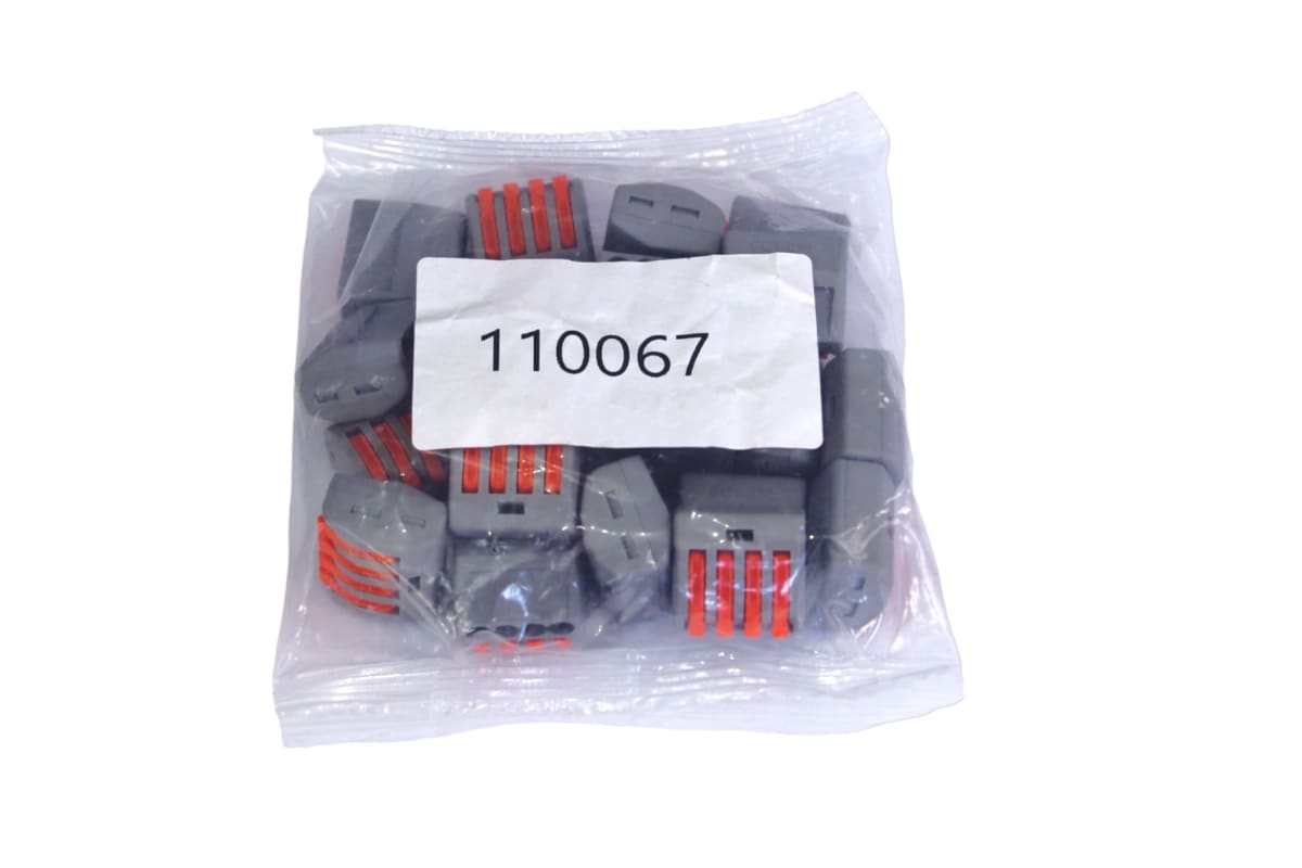 Conector Rap. Wago 4 Der. PCT-214 0.8-4mm2 32A 250V BL 20u ...