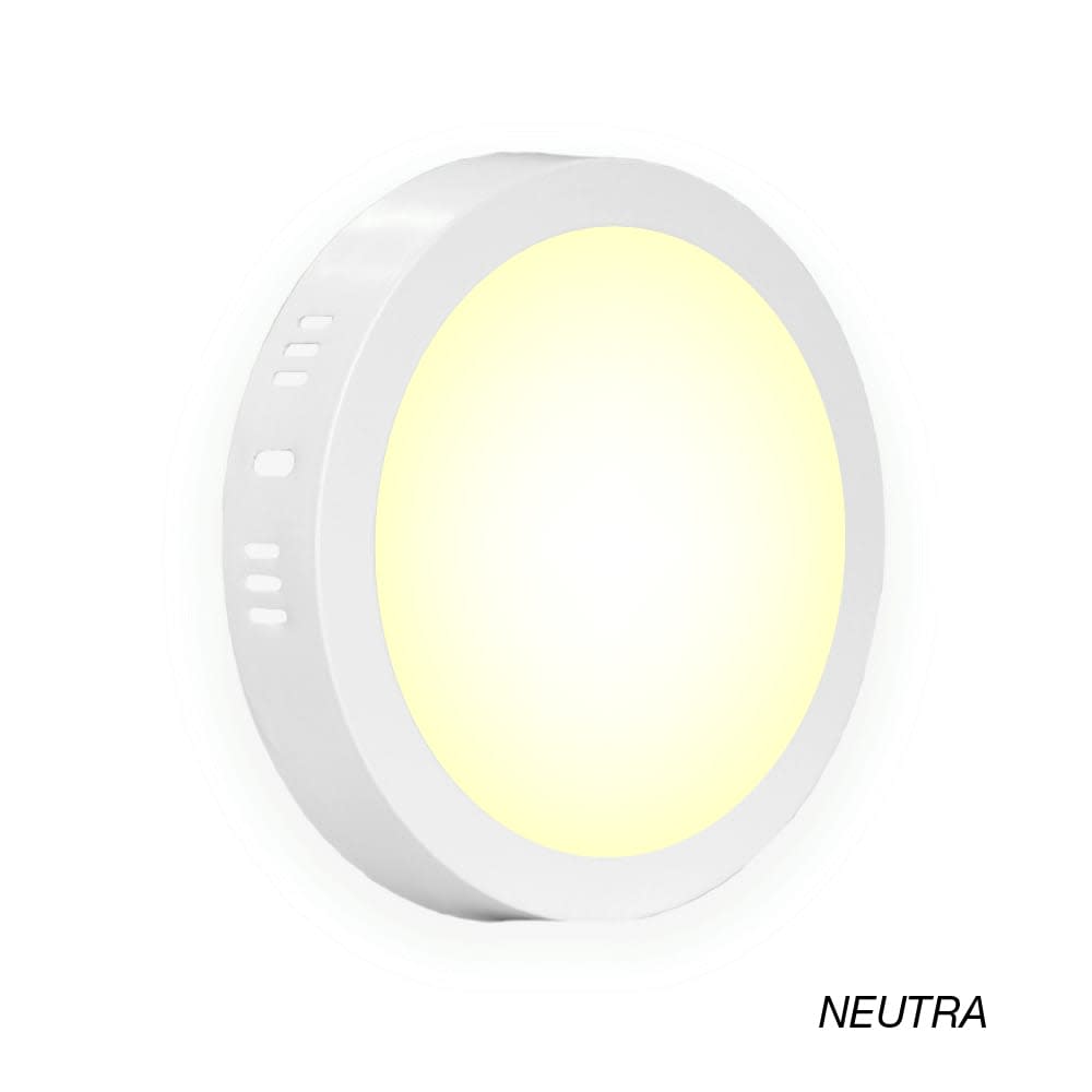 Panel Led S/P Redondo Slim 12W Globaltronics | Ferrelectrica SPA