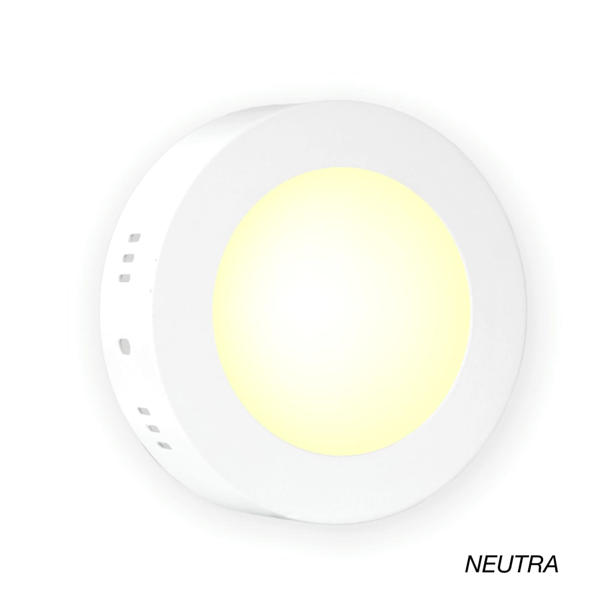 Panel Led S/P Redondo Slim 6W Globaltronics | Ferrelectrica Materiales ...