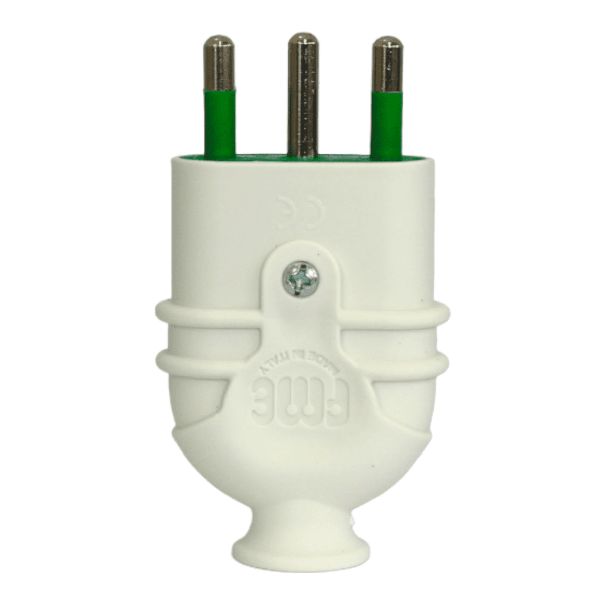 Enchufe Domiciliario Macho Volante 2p+ T 16A Blanco FANTON ...