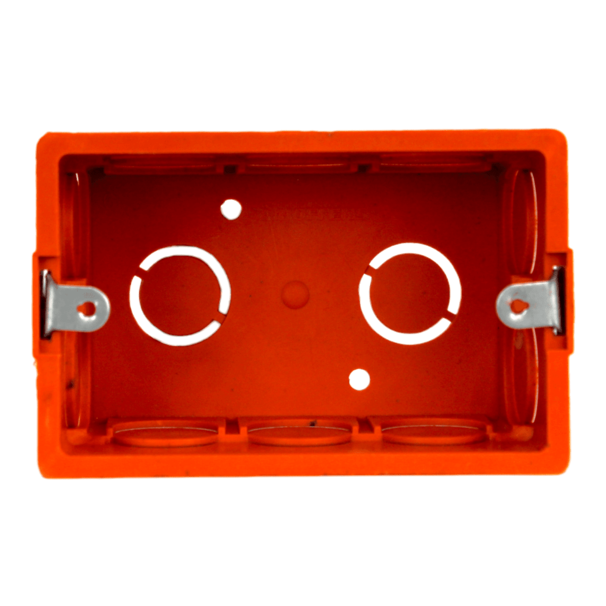 Caja Distribución Tabique Oreja Metal Naranjo 12 Salidas ...