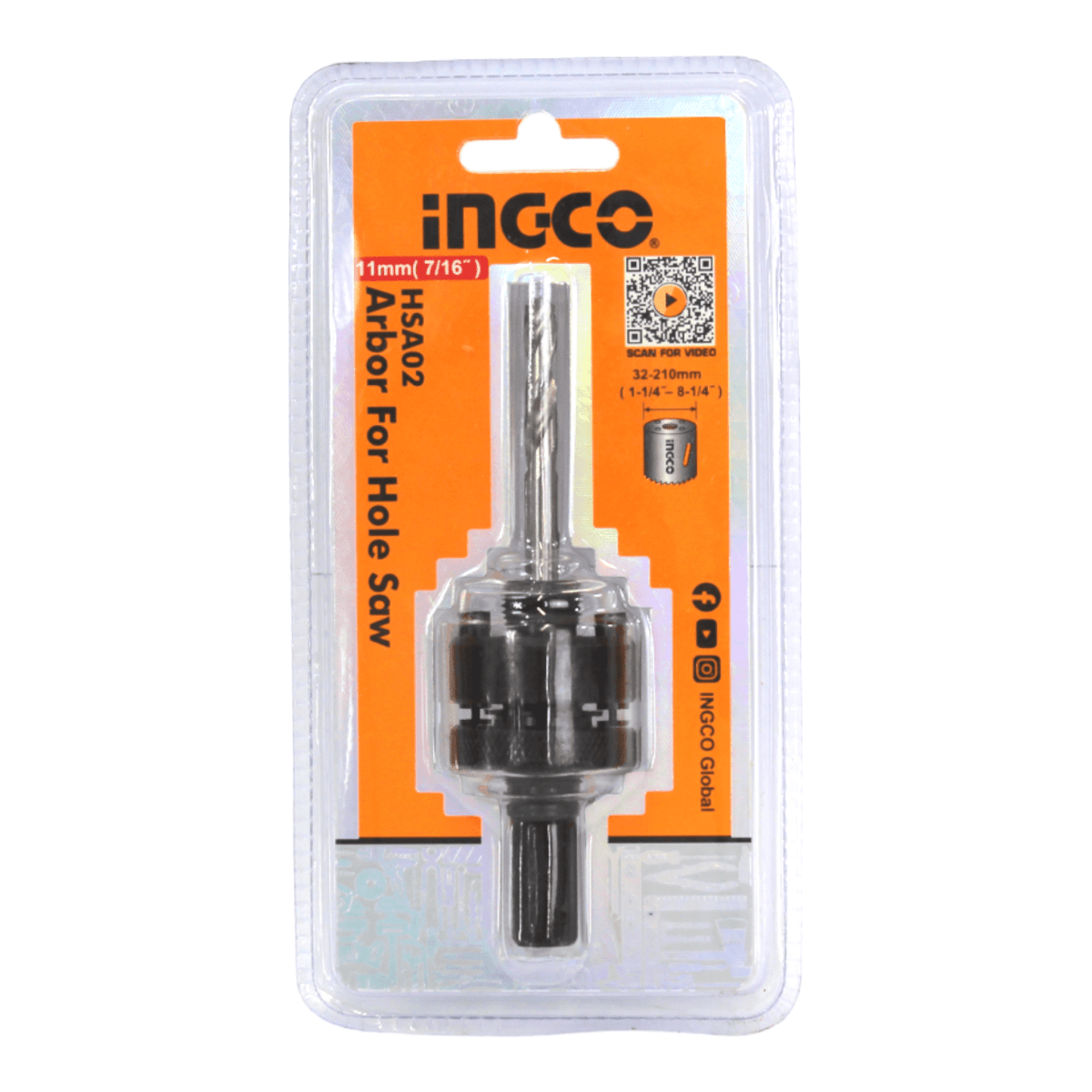 Broca para sierra copa 7/16 INGCO HSA02 | Ferrelectrica Materiales ...