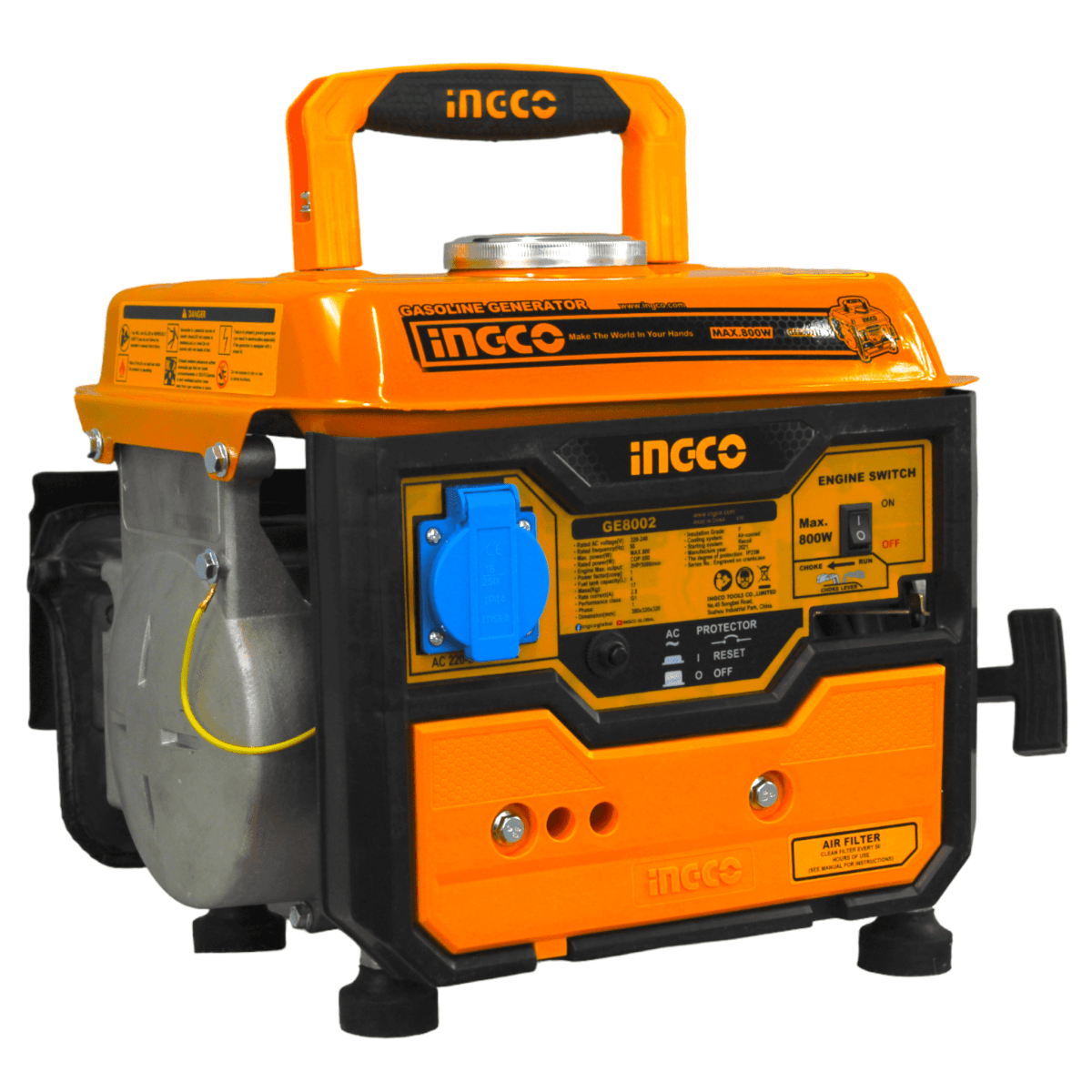 Generador Electrico 800W Industrial INGCO GE8002 | Ferrelectrica SPA