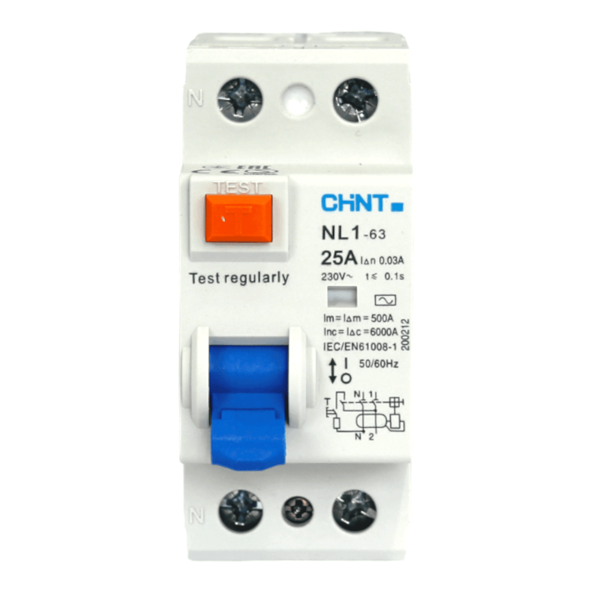 Interruptor Diferencial 2X25A 30Ma Nl1 AC Chint | Ferrelectrica SPA