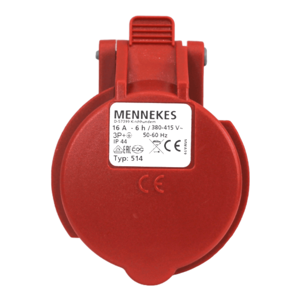 Hembra Volante 3P+T 16A 380V IP44 MENNEKES | Ferrelectrica SPA
