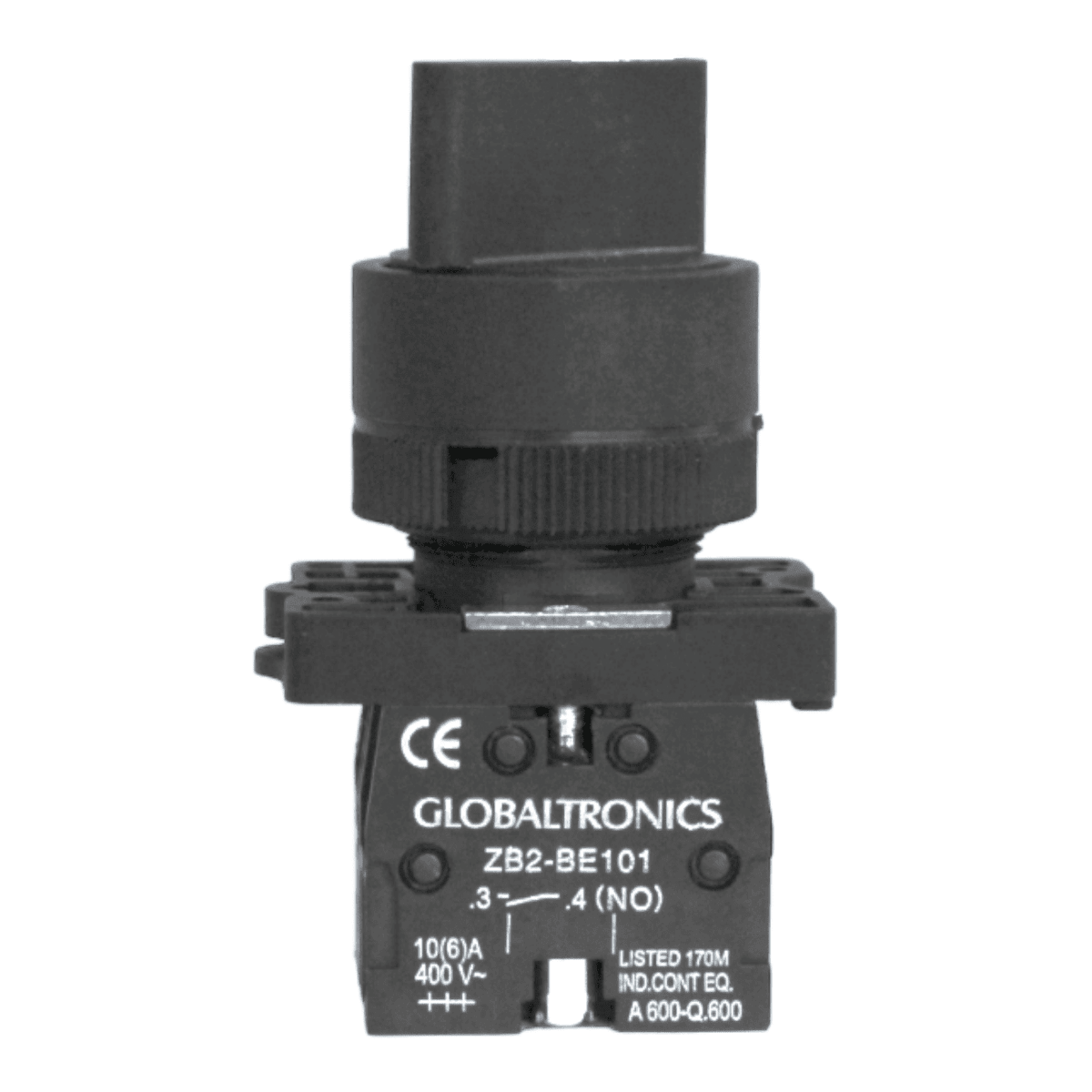Selector 2 Posiciones PVC Con Retorno 22mm 1 Nc + 1 No 10a ...
