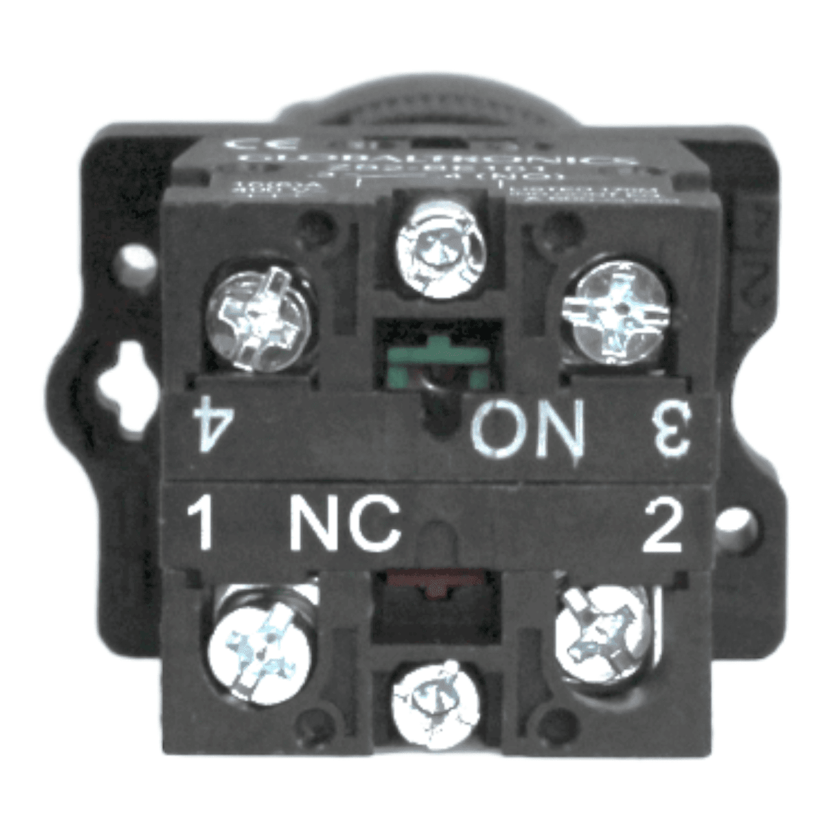 Selector 2 Posiciones PVC Con Retorno 22mm 1 Nc + 1 No 10a ...