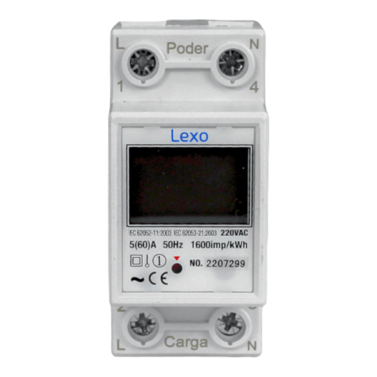 Analizador de Red Riel din 5(60A) KS2022 LEXO | Ferrelectrica SPA