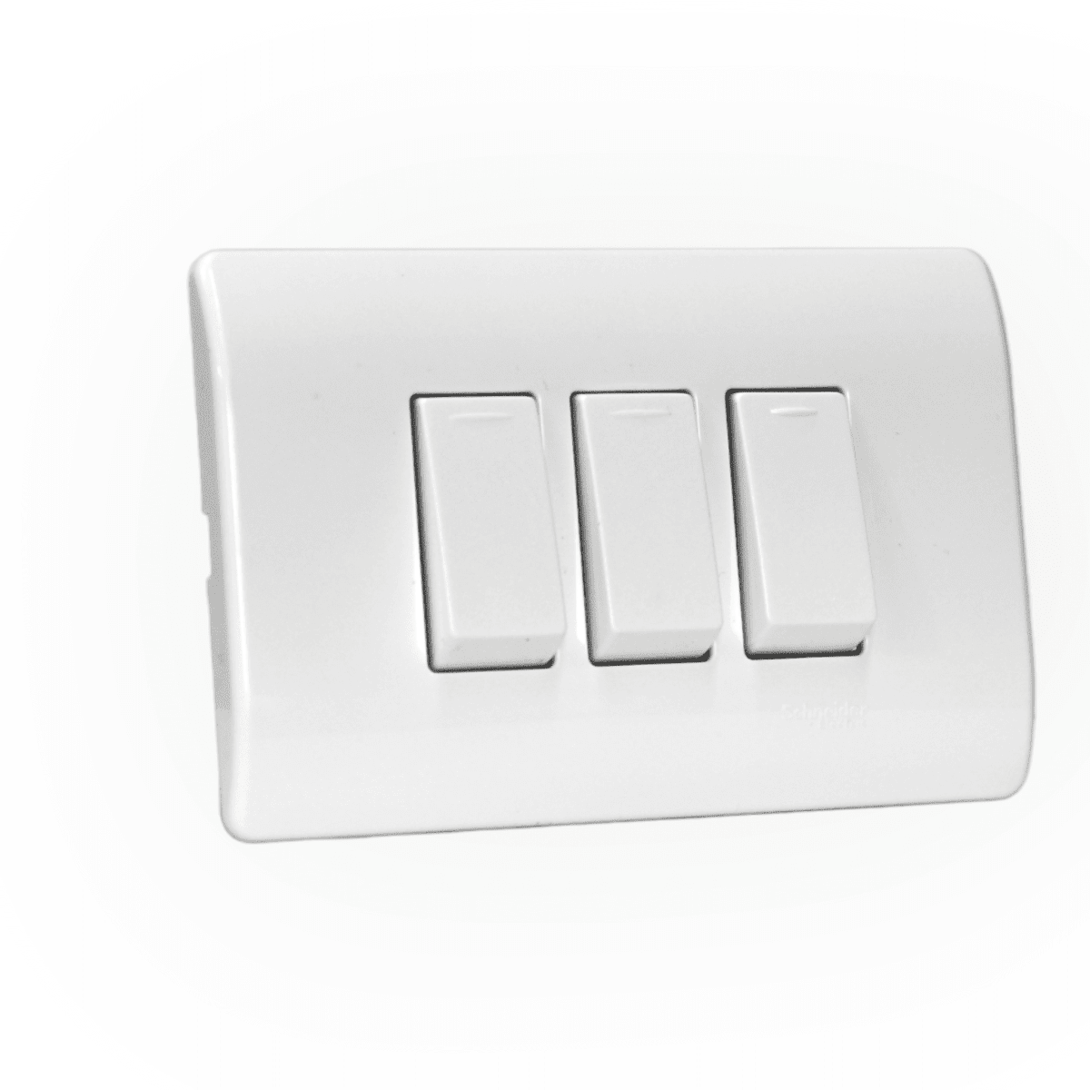 Interruptor Triple 9/32 16A 250V Blanco GENESIS | Ferrelectrica SPA