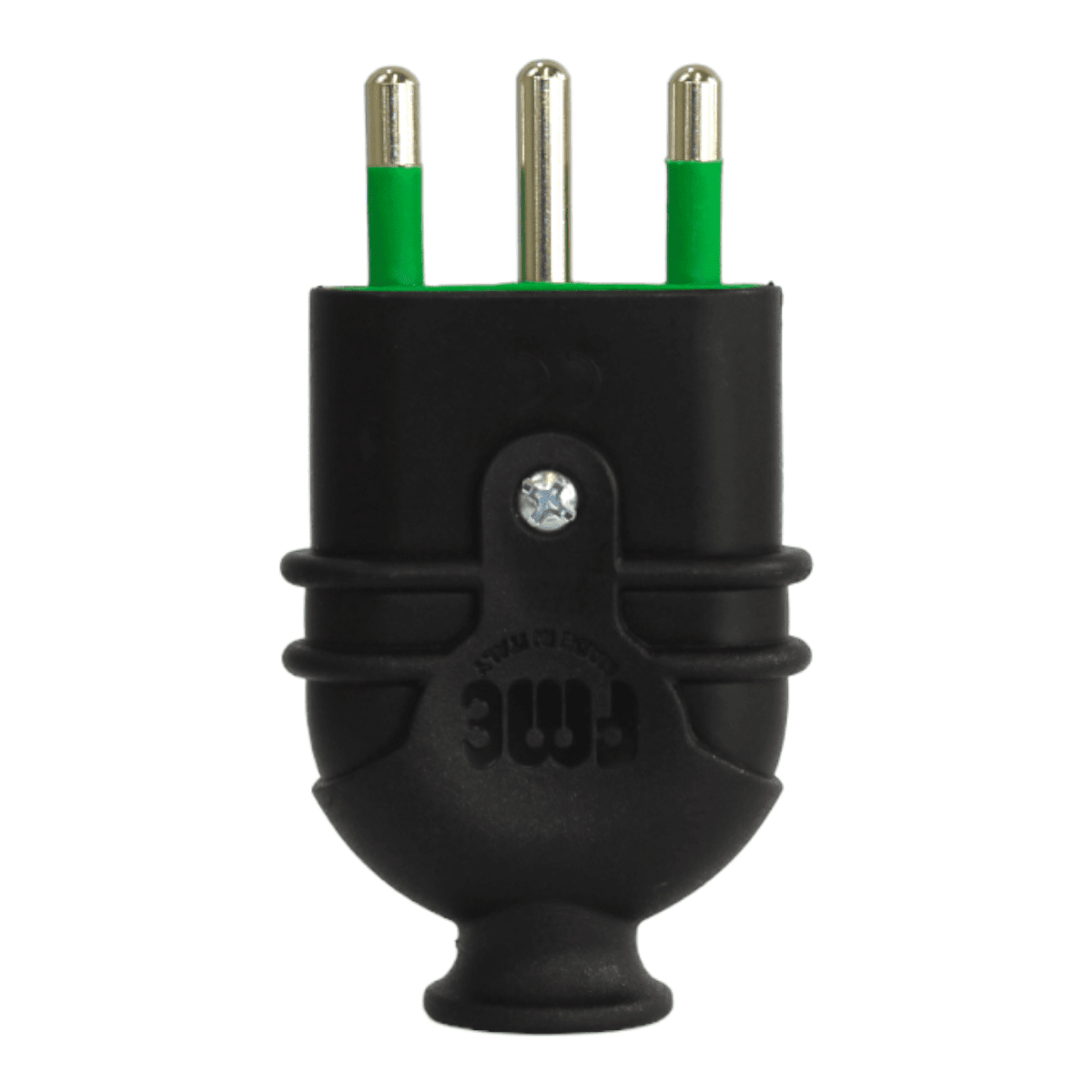 Enchufe Domiciliario Macho Volante 2p+ T 16A Negro FANTON ...