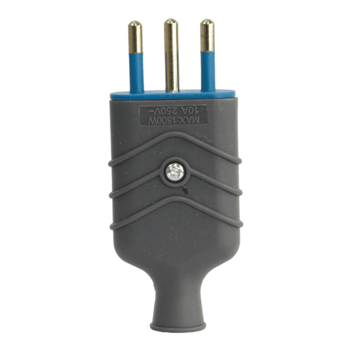 Macho volante tipo gewiss 10a 2p+t gris STANDORD | Ferrelectrica ...