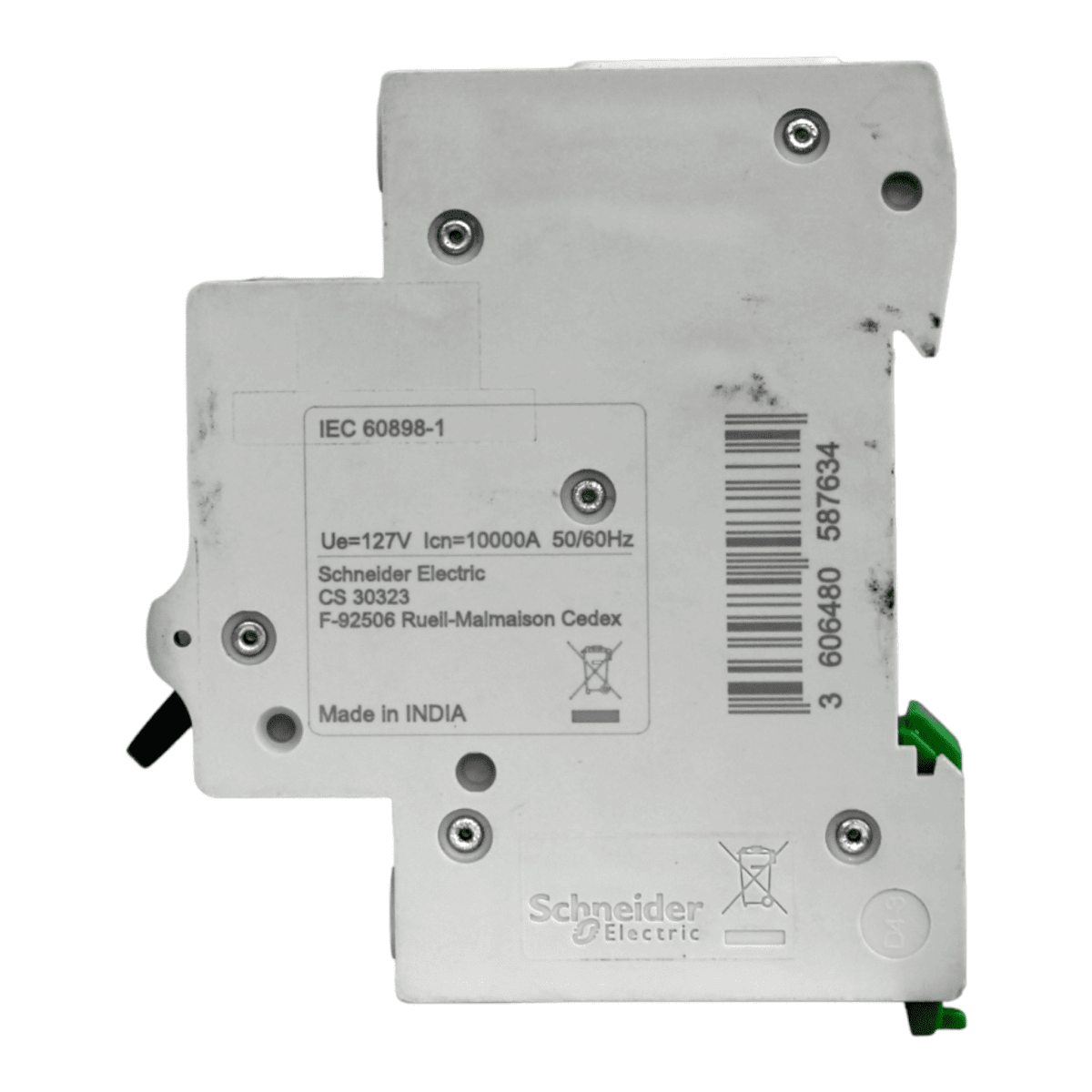 Automático 1x10A 6kA Curva C 230/400V Easy9 Schneider | Ferrelectrica Materiales Electricos