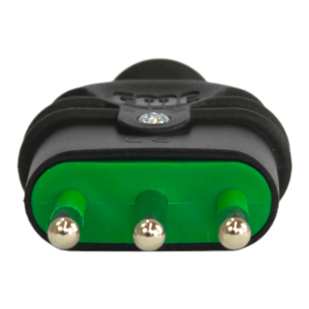 Enchufe Domiciliario Macho Volante 2p+ T 16A Negro FANTON ...