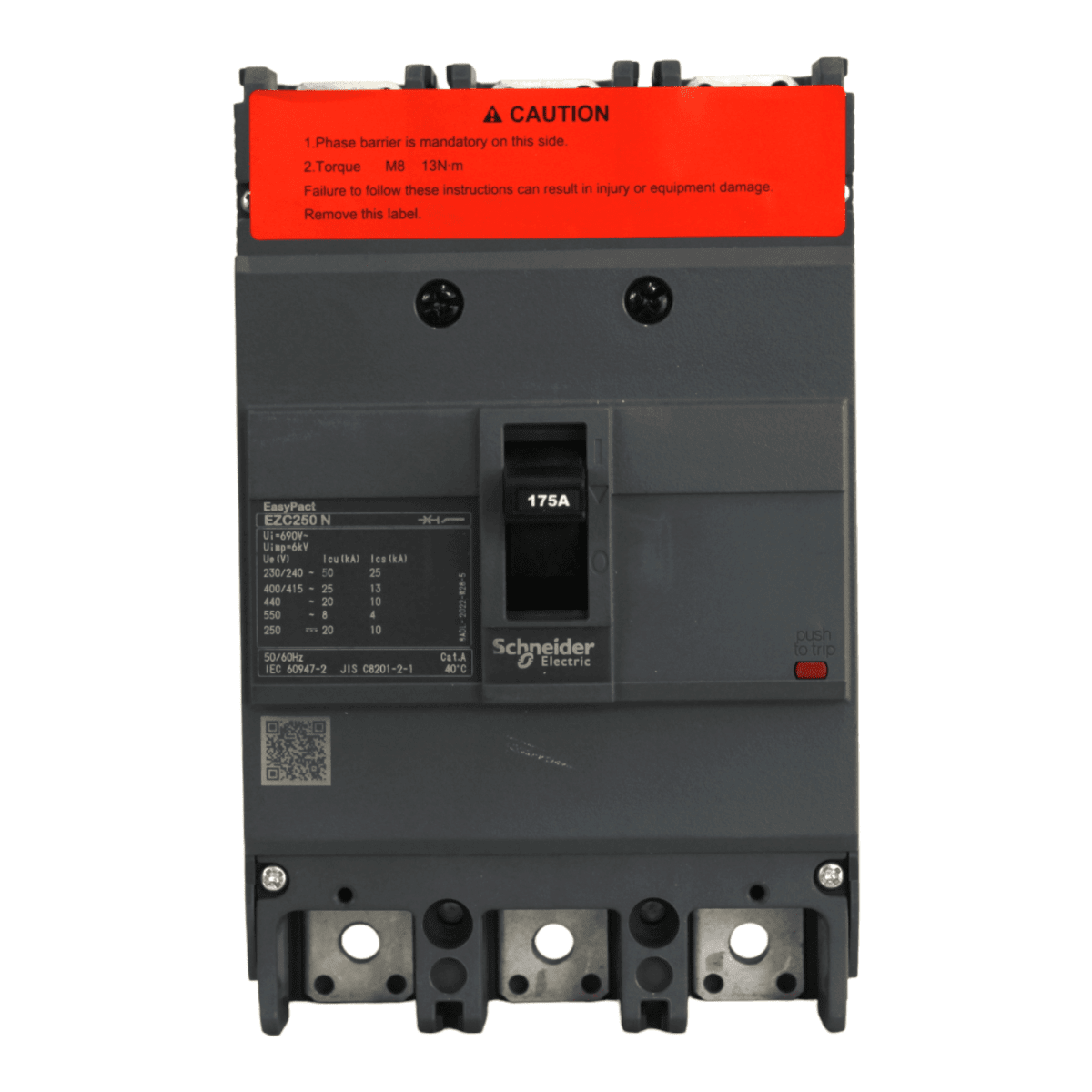 Interruptor Moldeado EASYPACT EZC250 175A 25kA 380V Schneider ...