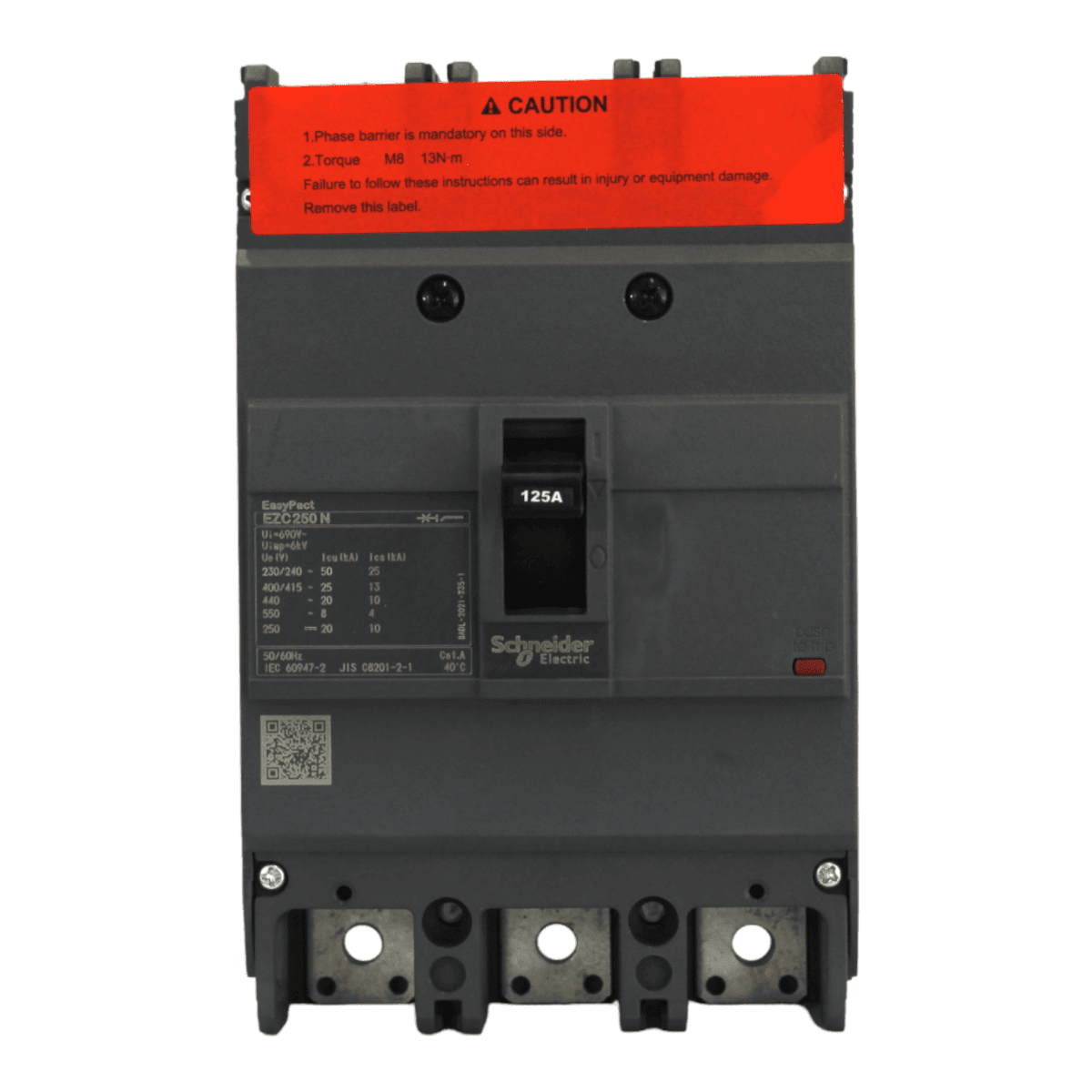 Interruptor Moldeado EASYPACT EZC250 125A 25kA 380V Schneider | Ferrelectrica SPA