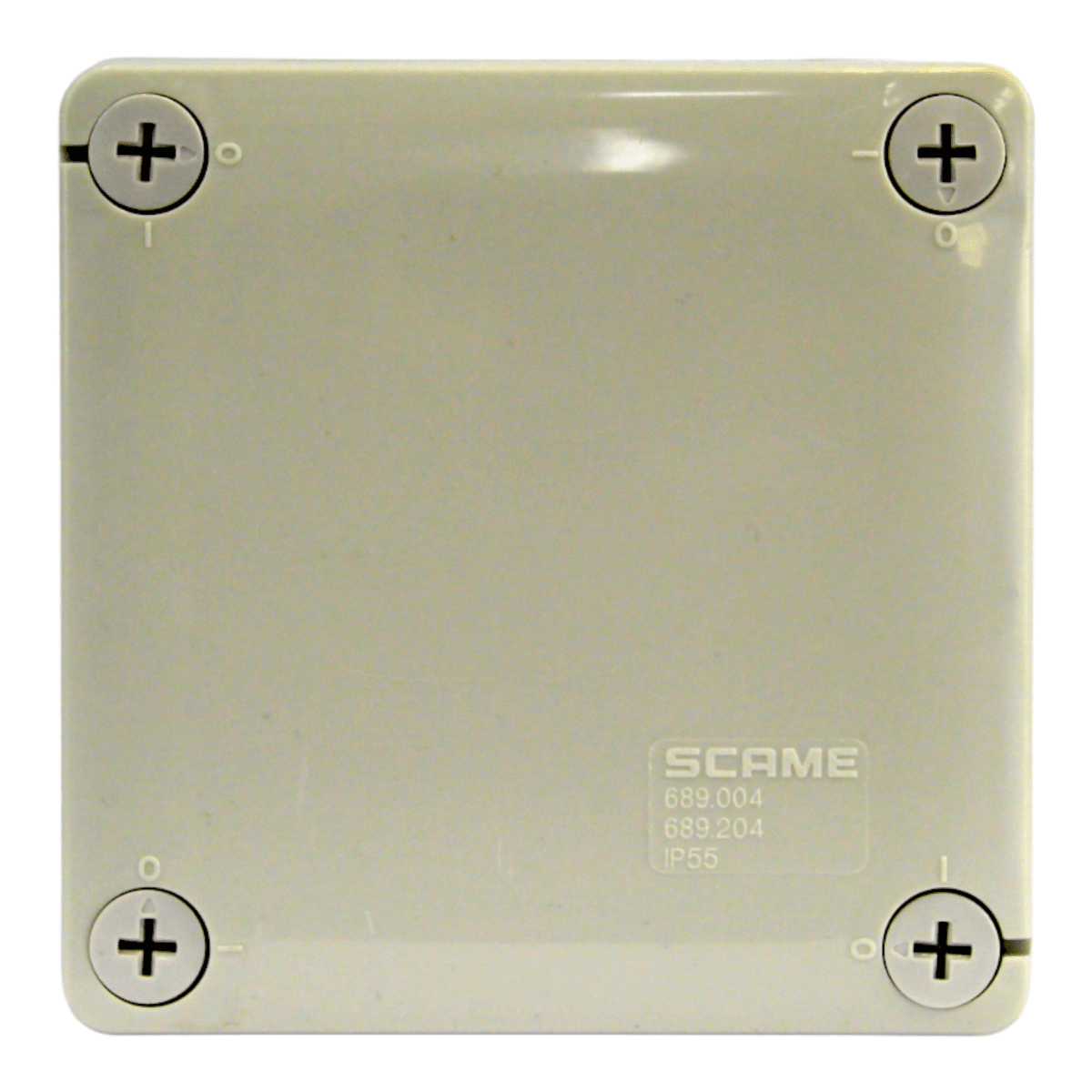 CAJA ESTANCA PVC 100X100X50 IP55 LISA SCAME | Ferrelectrica SPA