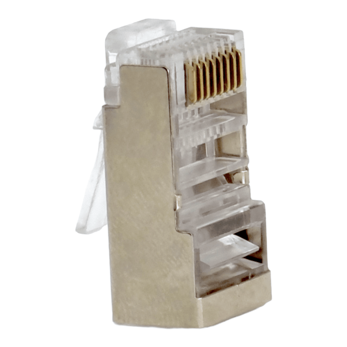 Conector Macho Rj45 Cat5e Blindado pass Thru/EZ Bolsa 100 U ...