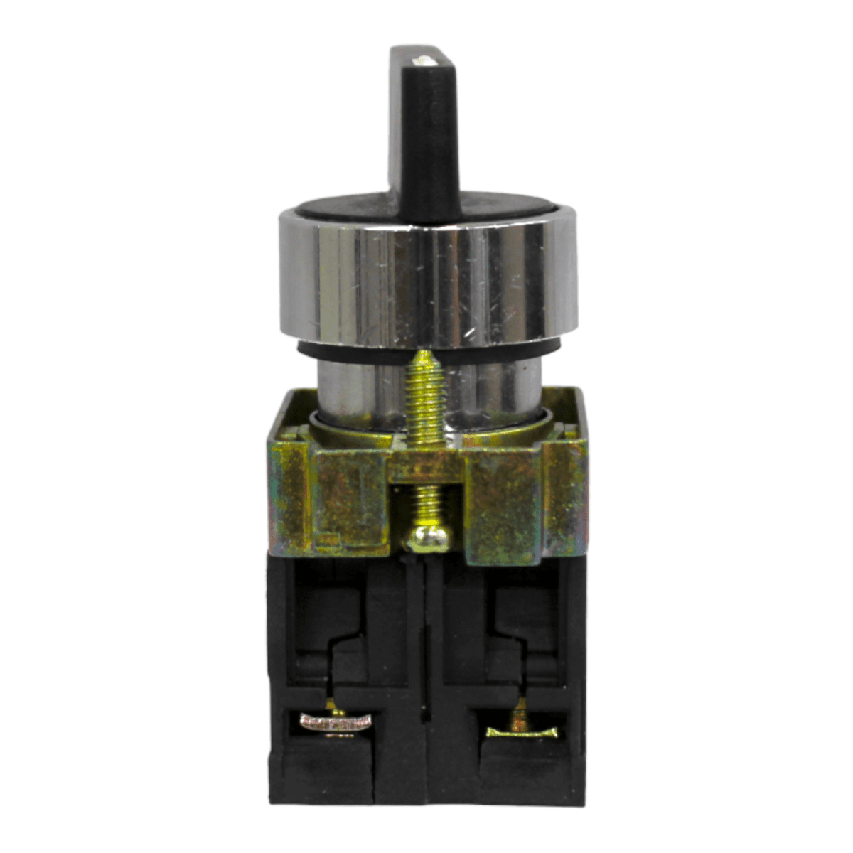 Selector 2 Posiciones Metal C/Retorno al Centro 22mm 2NO 10A ...