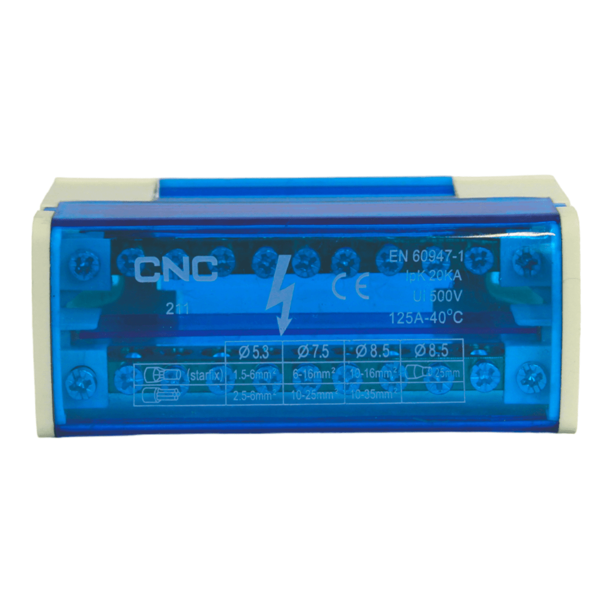 Repartidor Bipolar 2x11 Polos 125A | Ferrelectrica Materiales Electricos