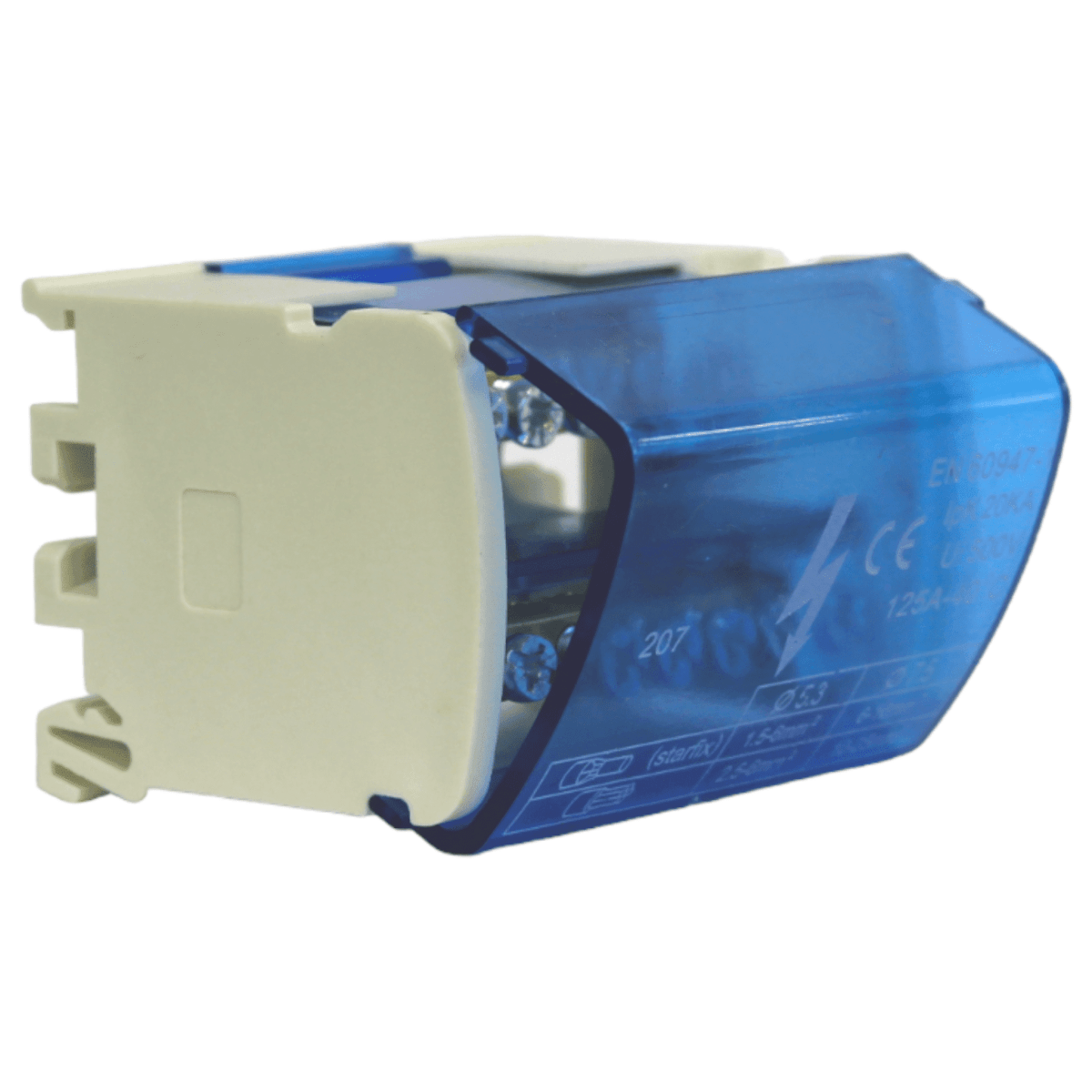 Repartidor Bipolar 125a 7 Polos | Ferrelectrica Materiales Electricos