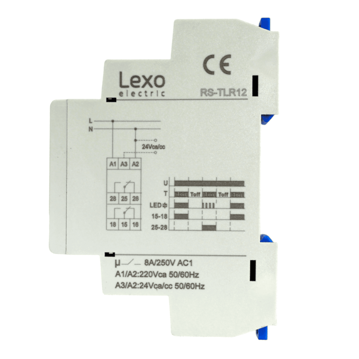 Rele Inversor de marcha RS-TLR12 2 C/O Lexo | Ferrelectrica Materiales Electricos