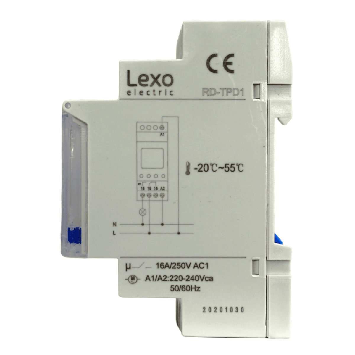 Rele Interruptor Semanal RD-TPD1 220-240VAC Lexo | Ferrelectrica Materiales Electricos