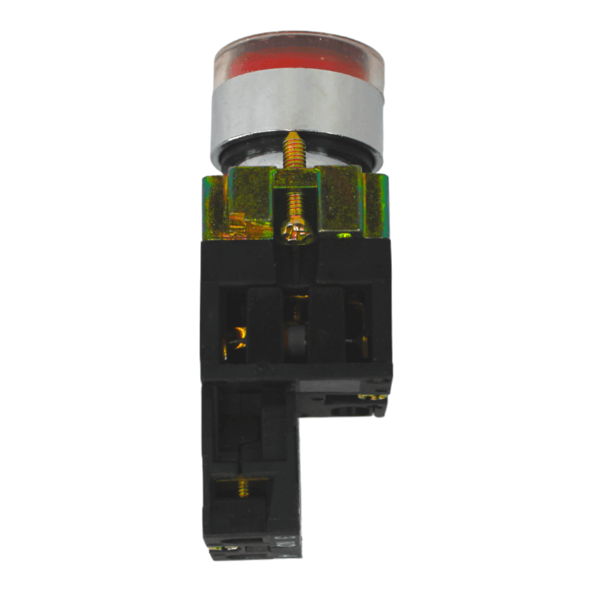 Botón Pulsador con Luz 22mm 1no Metal | Ferrelectrica SPA