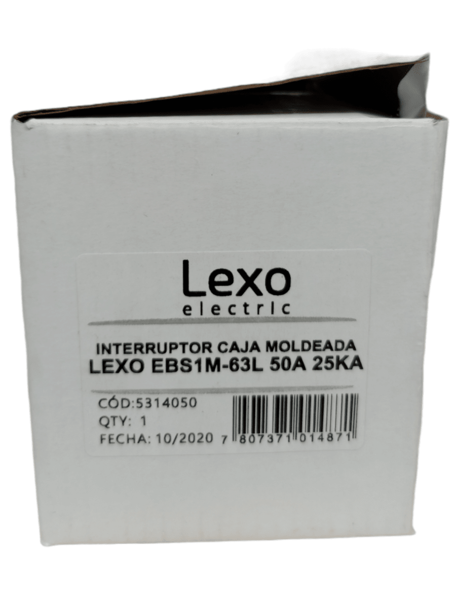 Interruptor Automatico Moldeado 3X50A 25ka LEXO | Ferrelectrica Spa