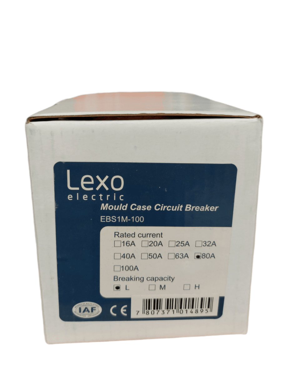 Interruptor Automatico Moldeado 3X80A 35ka LEXO | Ferrelectrica SPA