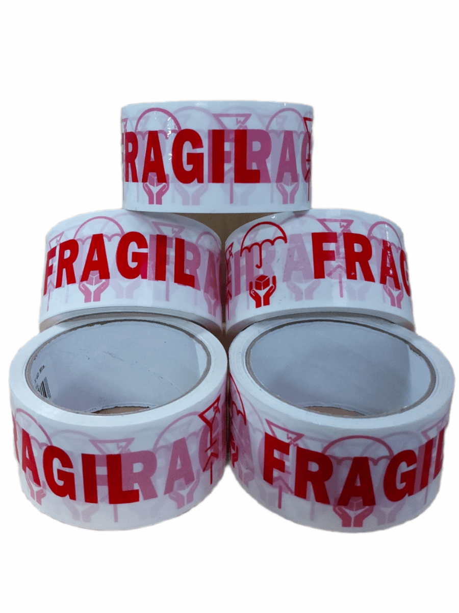 Cinta de embalaje frágil 48 x 40mts set 5 uni | Ferrelectrica SPA