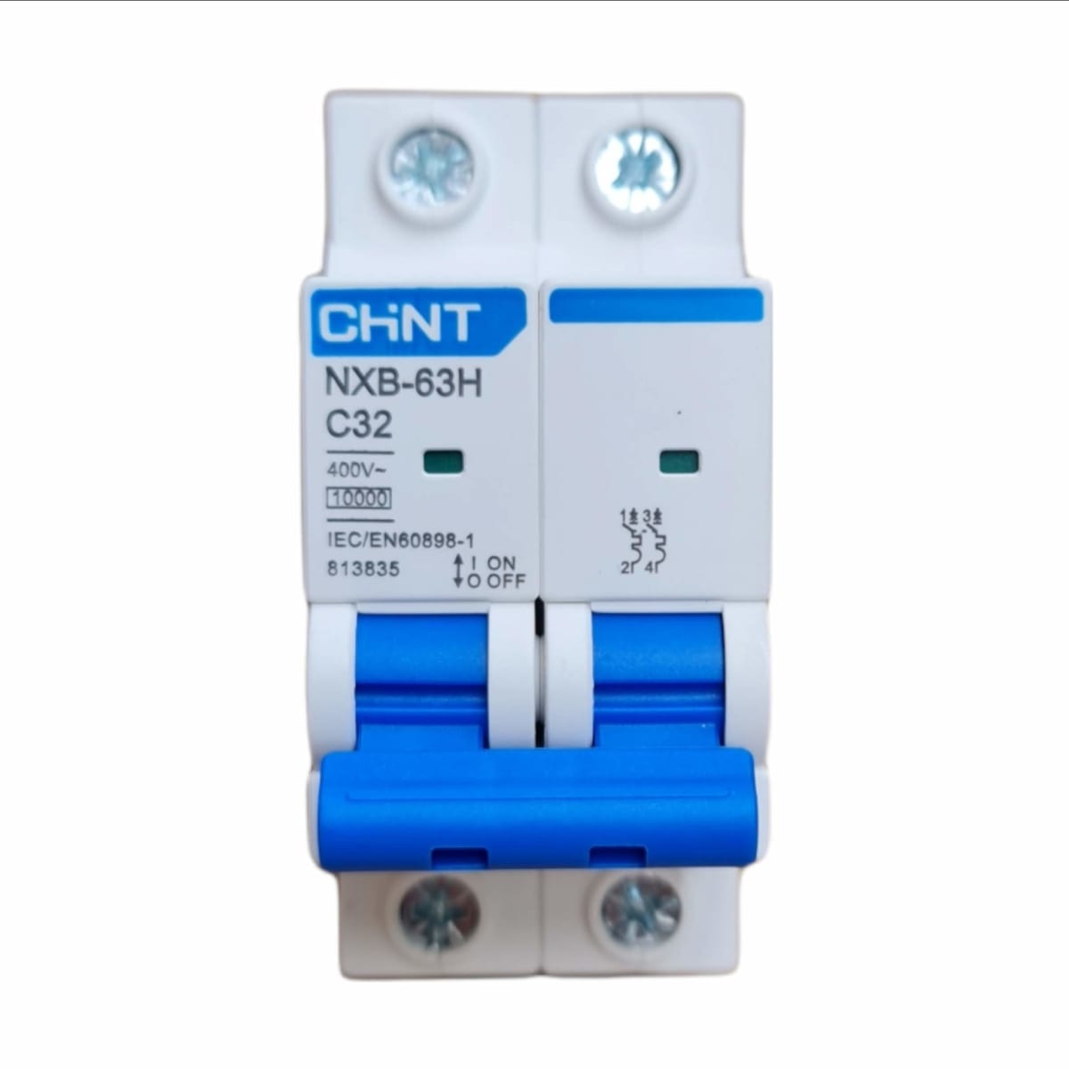 Interruptor Automatico Bipolar 2x32A 10kA C NXB-63H CHINT | Ferrelectrica SPA