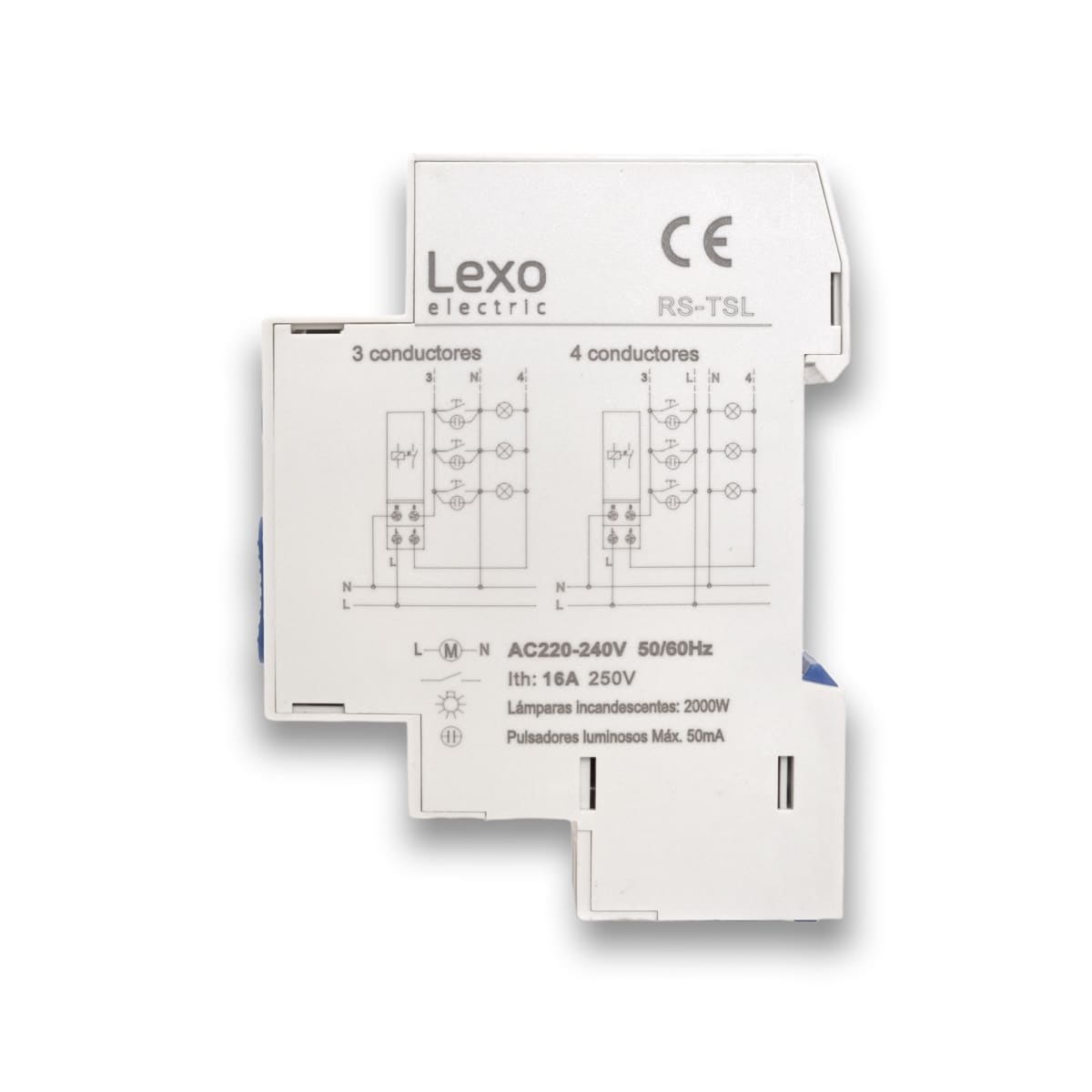 Rele Escala o Pasillo 0.5-20m RS-TSL 250VAC 1NO 16A Lexo | Ferrelectrica SPA