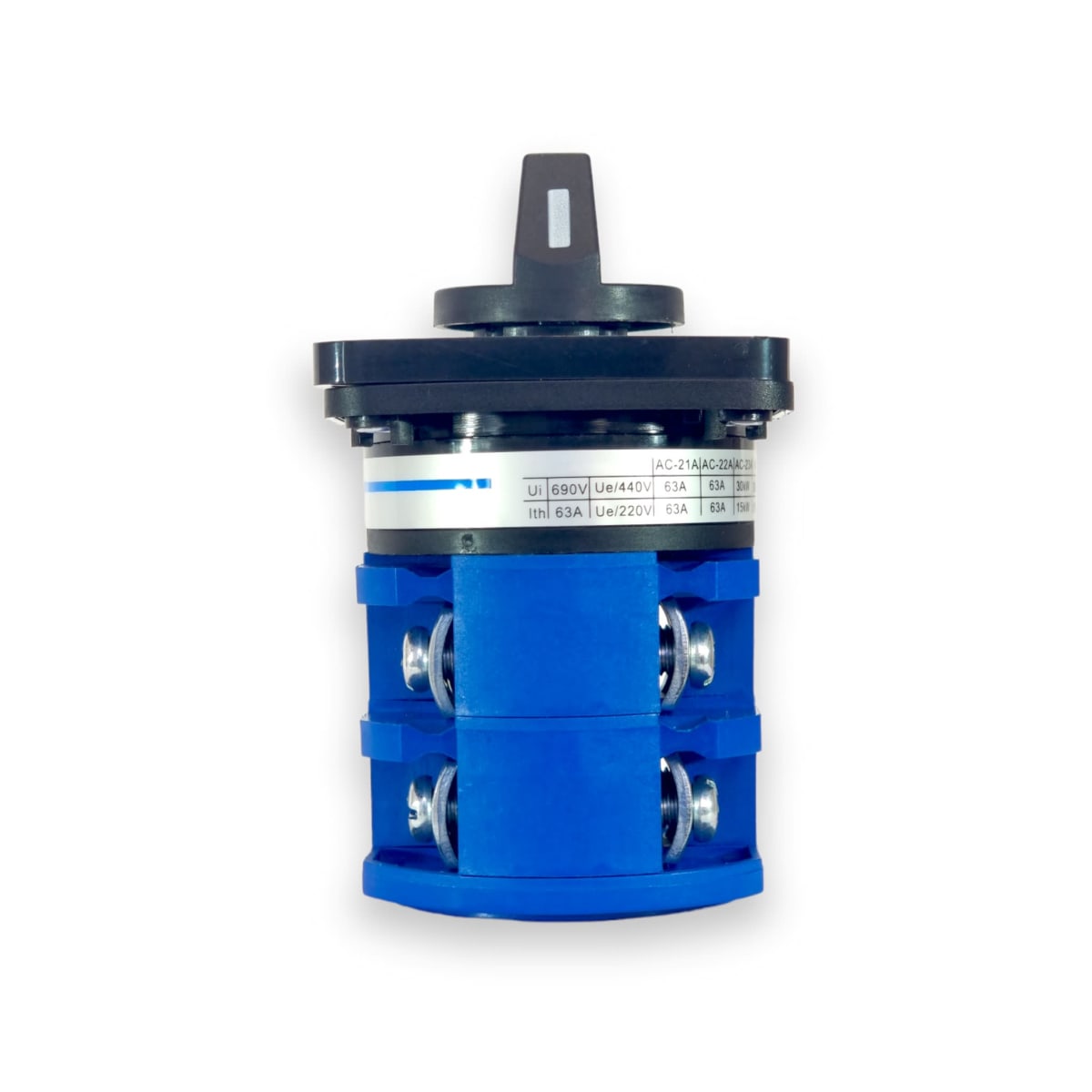 Selector Tipo Pacco 3 Posiciones 2 Polos 63a 1-0-2 | Ferrelectrica SPA