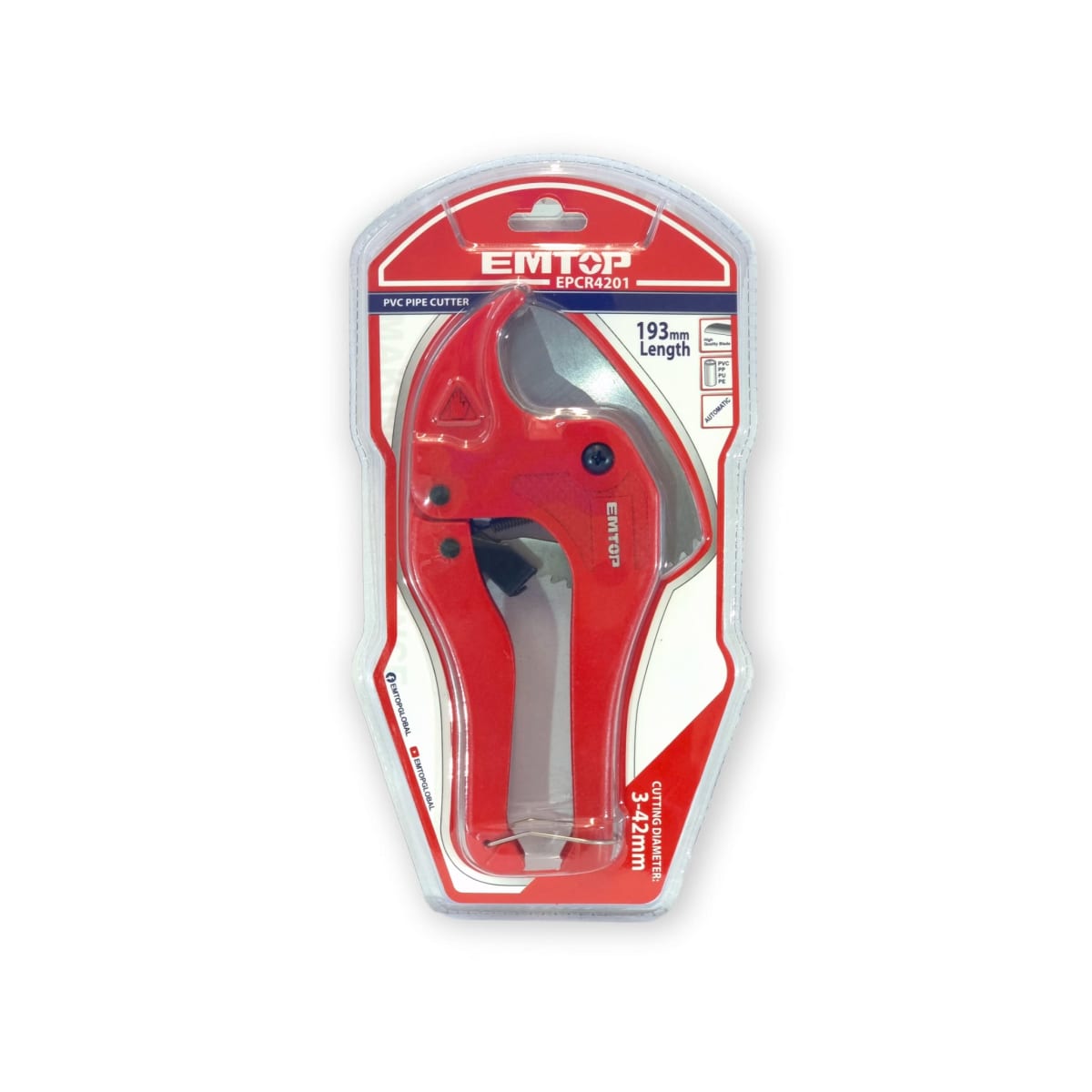 Cortador de tubo PVC EMTOP | Ferrelectrica SPA