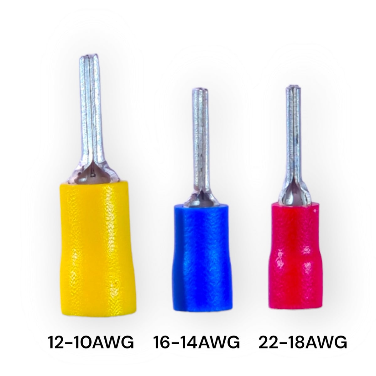 Terminal Punta Rojo 22-16 Awg Bolsa 100 unidades | Ferrelectrica SPA