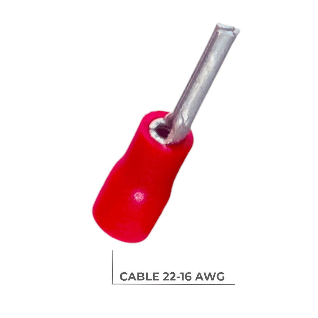 Terminal Punta Rojo 16-22 Awg Bolsa 50 Unidades | Ferrelectrica ...