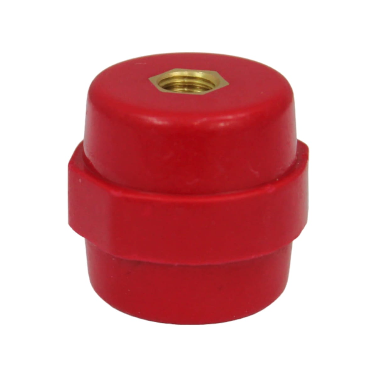 Aislador De Resina Barril 25/30 X 30 Hilo M8 Rojo | Ferrelectrica ...