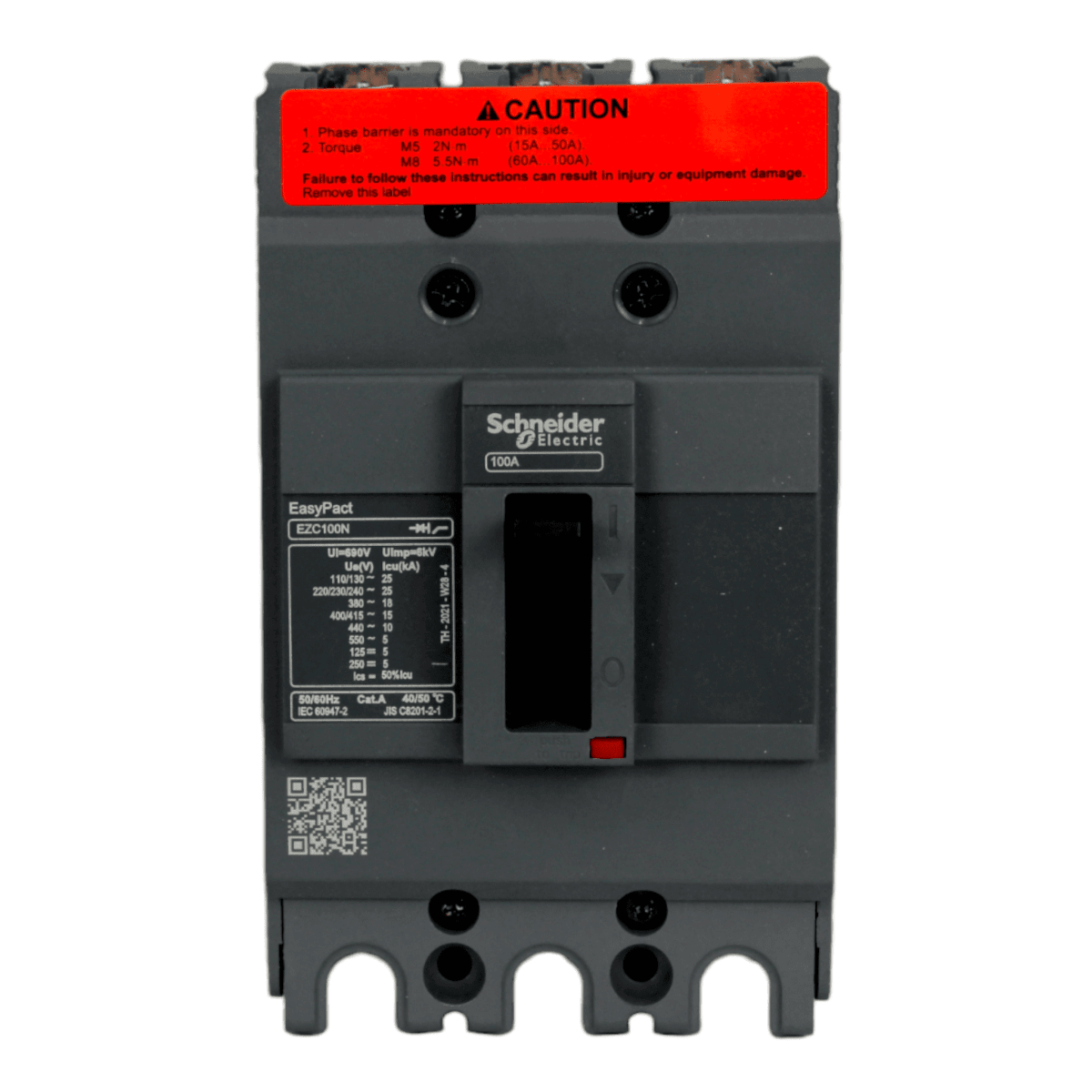 Interruptor Moldeado EASYPACT EZC100 100A 18kA 380V Schneider ...