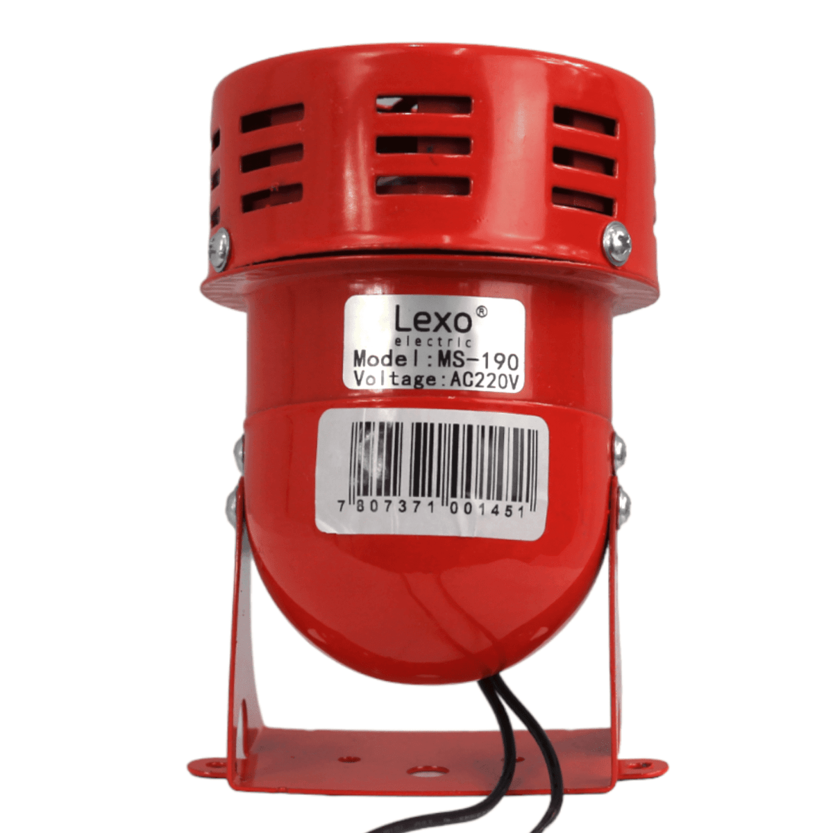 Alarma Industrial Metal Sirena Alarma 110dB QWORK - Metal Rojo, Para ...