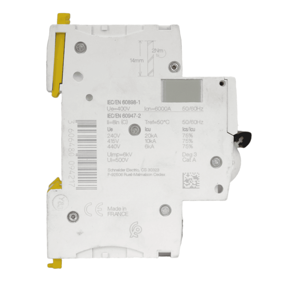 Automático 3x10A 10kA Curva C 230/400V IC60N Schneider | Ferrelectrica Materiales Electricos