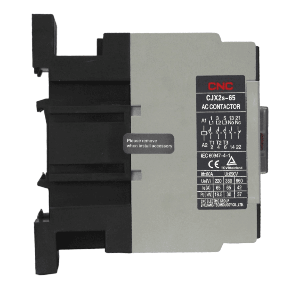 Contactor CJX2s 65A bobina 220V 1NO 1NC | Ferrelectrica Materiales ...