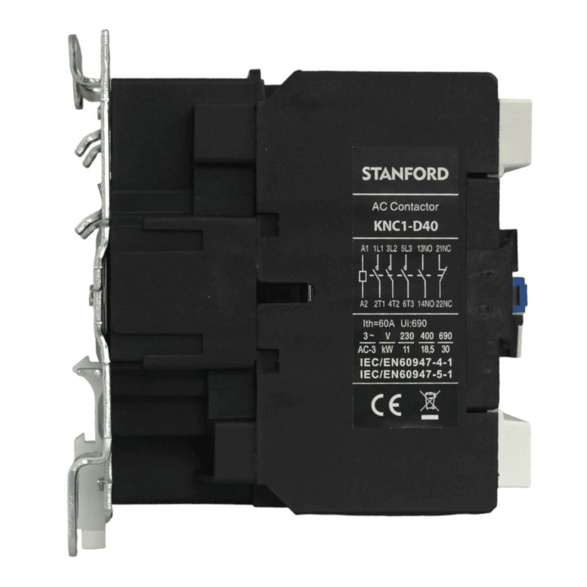 Contactor 40A KNC1 Bobina 220V 3P+1NO 380V Stanford | Ferrelectrica ...