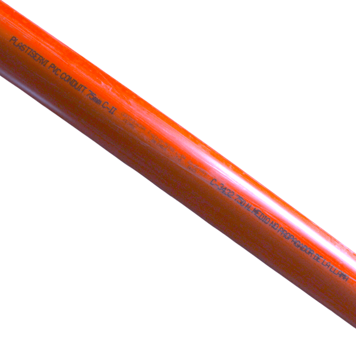 Tubo Conduit PVC 75MM 6 Metros C-2 | Ferrelectrica Materiales Electricos