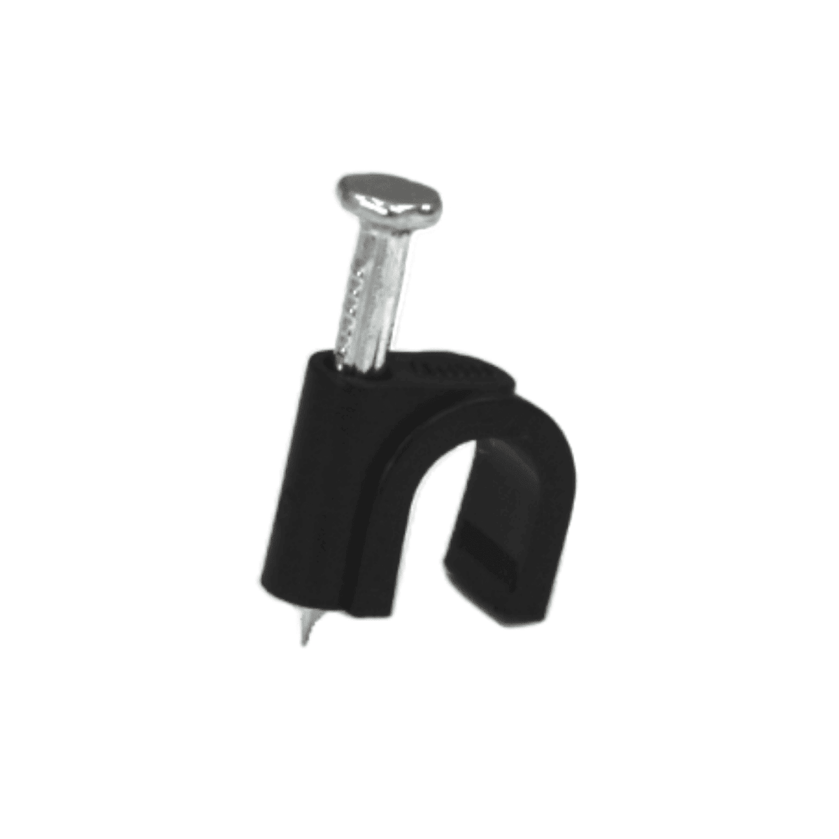 Grampa Cable Coaxial 7MM RG6 Bl 100Un | Ferrelectrica Materiales Electricos