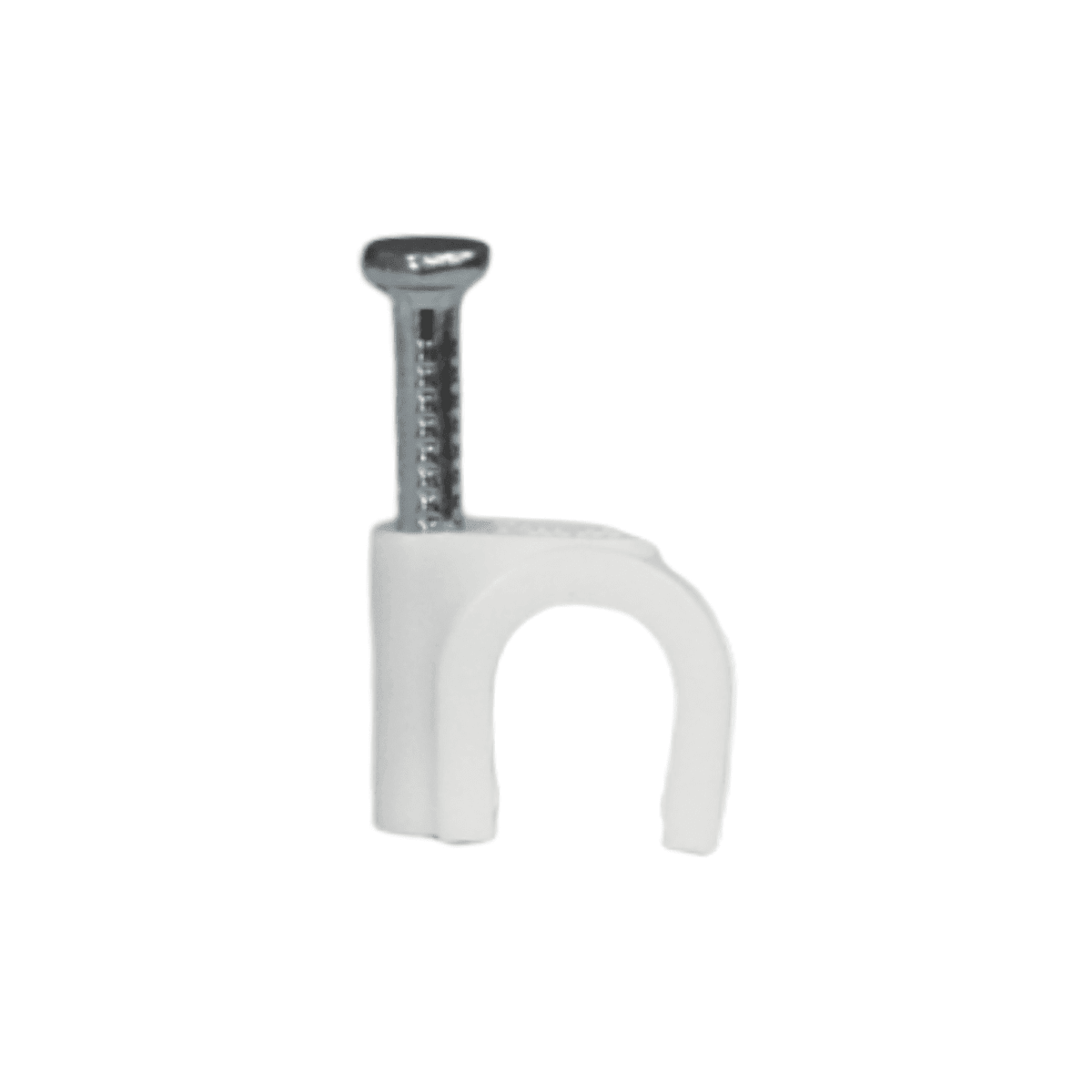 Grampa Cable Coaxial 7MM RG6 Bl 100Un | Ferrelectrica Materiales Electricos