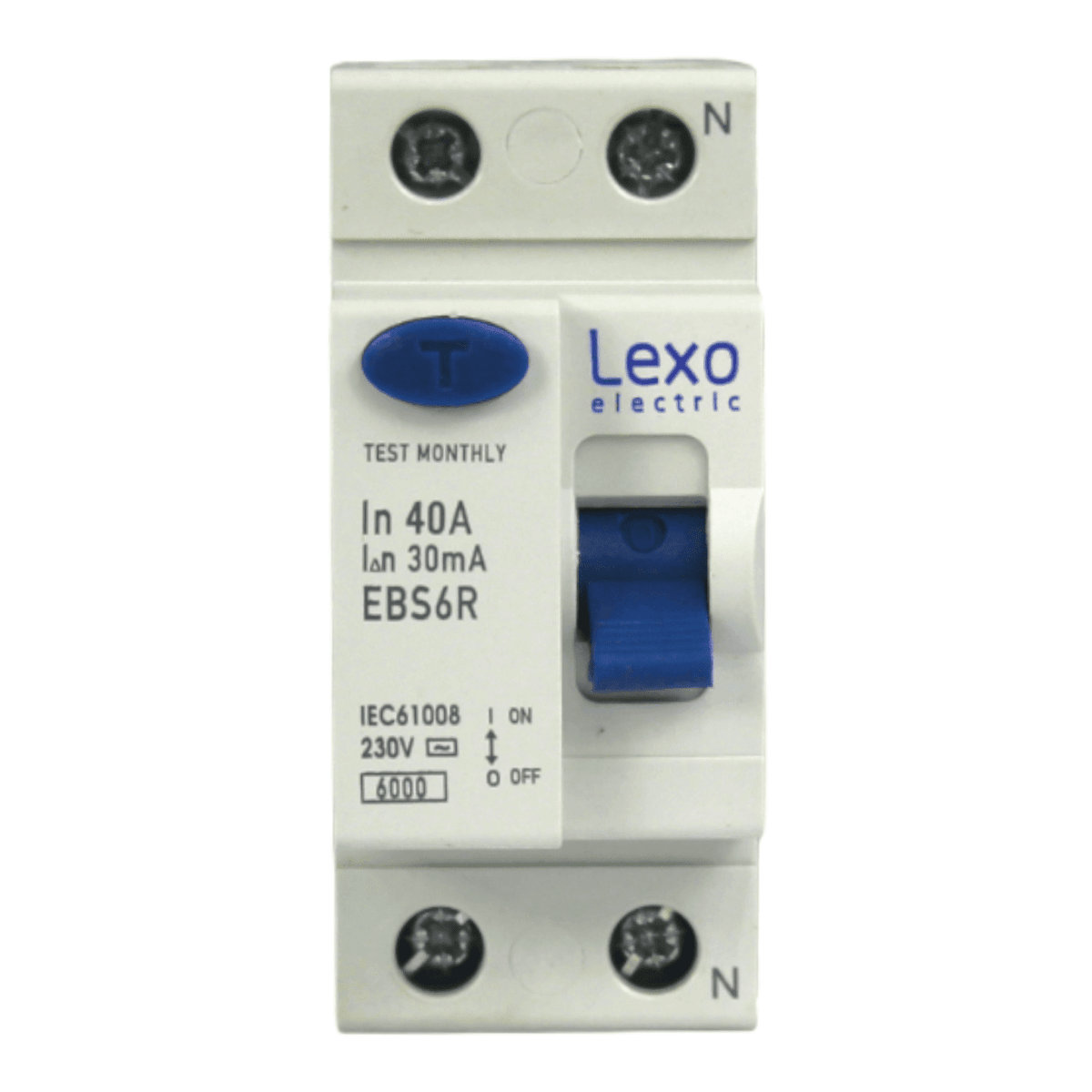 Interruptor Diferencial 2x40 30ma LEXO Certificado | Ferrelectrica Materiales Electricos
